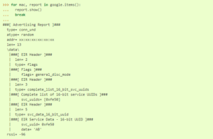 Scapy Bluetooth LE Packet Manipulation Program – BeaconZone Blog