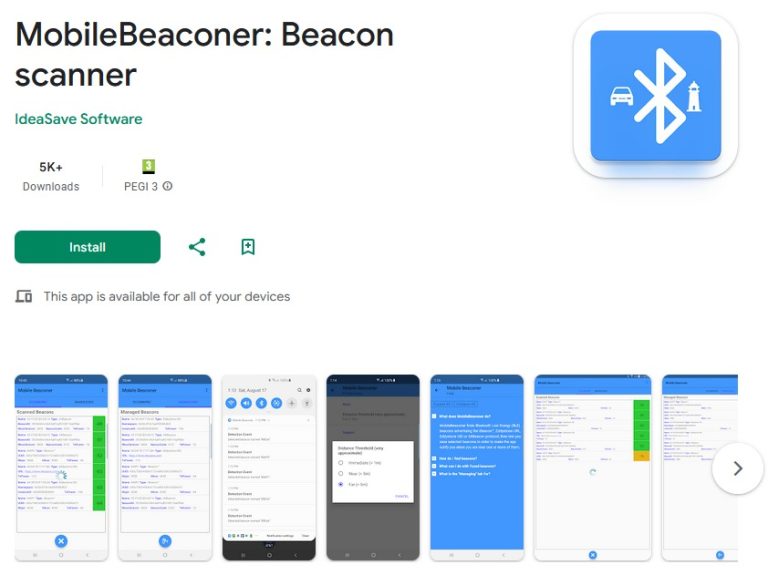 New MobileBeaconer Android App – BeaconZone Blog
